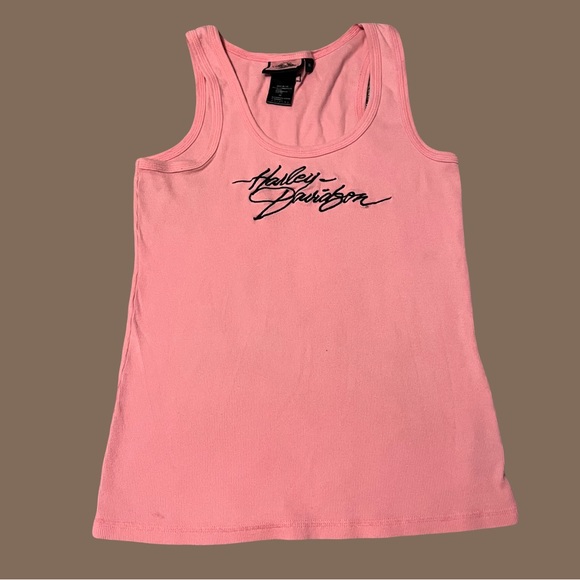 Harley-Davidson | Tops | Pink Harley Davidson Tank Top | Poshmark